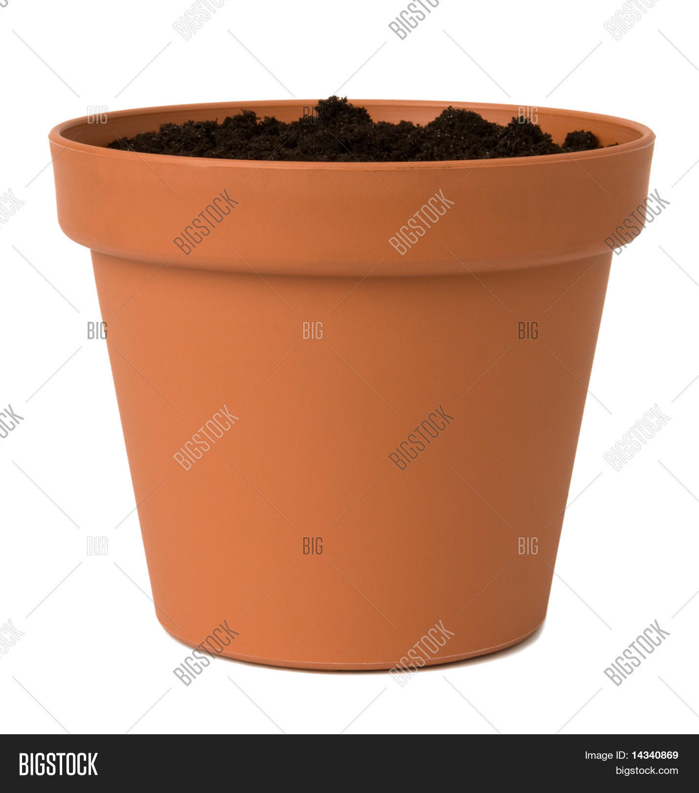 Flower Pot Soil Image & Photo (Free Trial) | Bigstock
