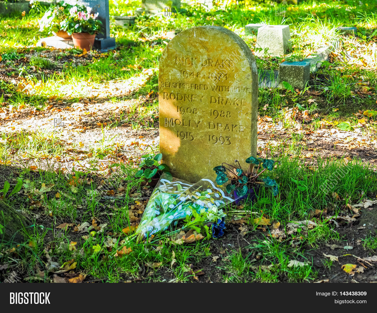 Nick Drake Tomb Image & Photo (Free Trial) | Bigstock