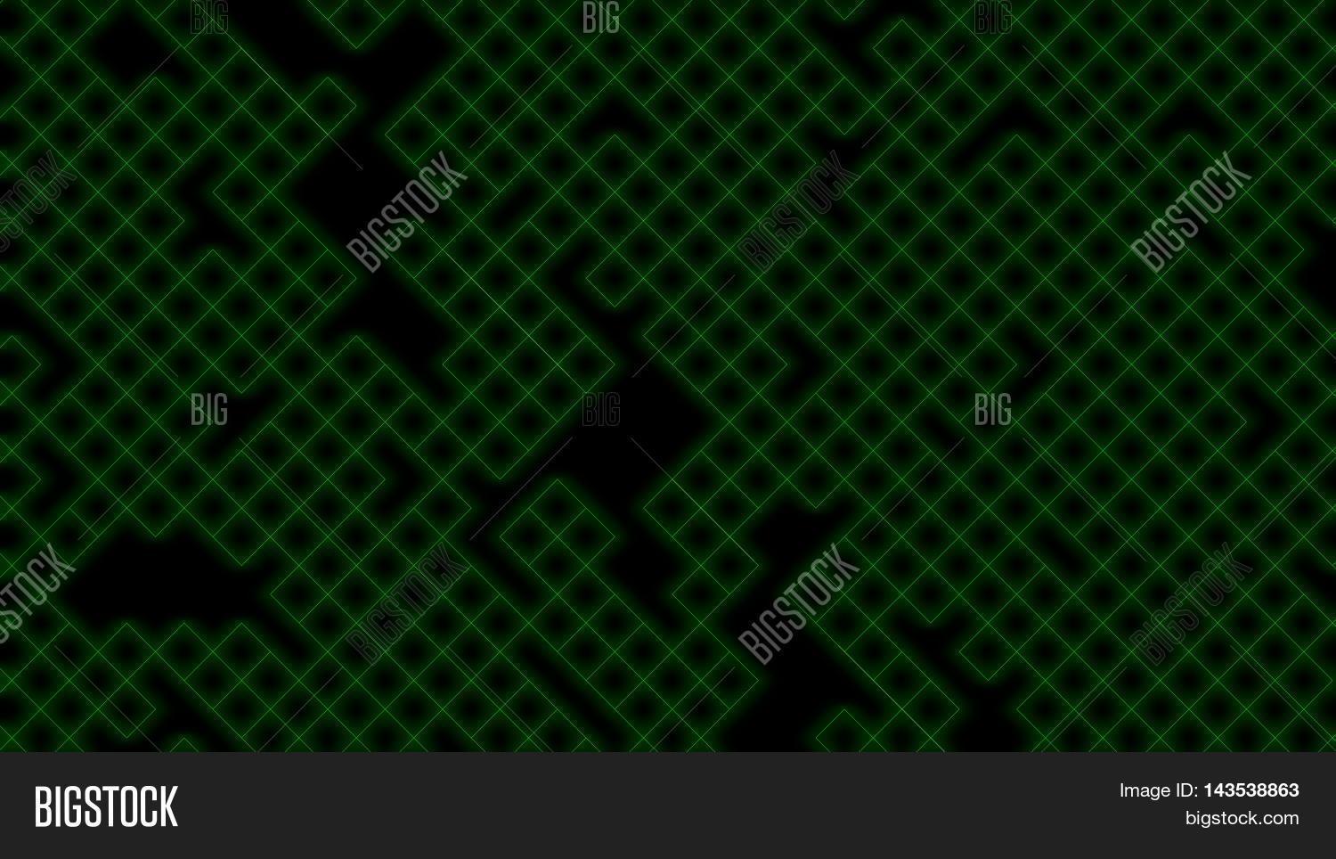 Green 8 Bit Wire Frame Image & Photo (Free Trial) | Bigstock