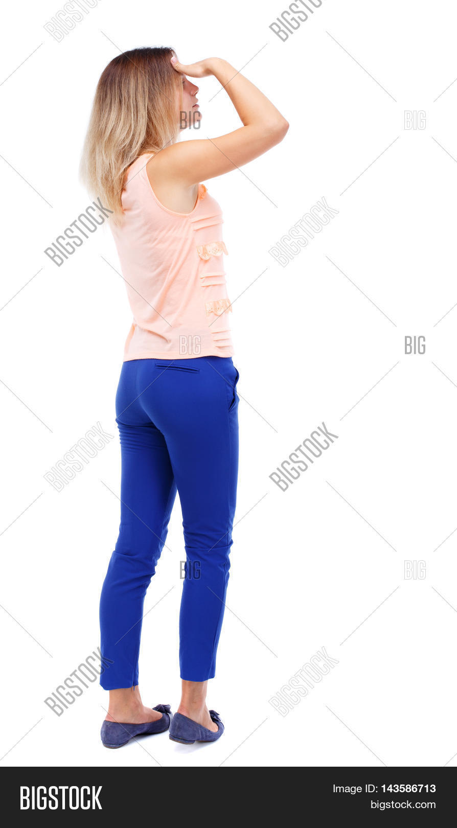 Back View Standing Image & Photo (Free Trial) | Bigstock