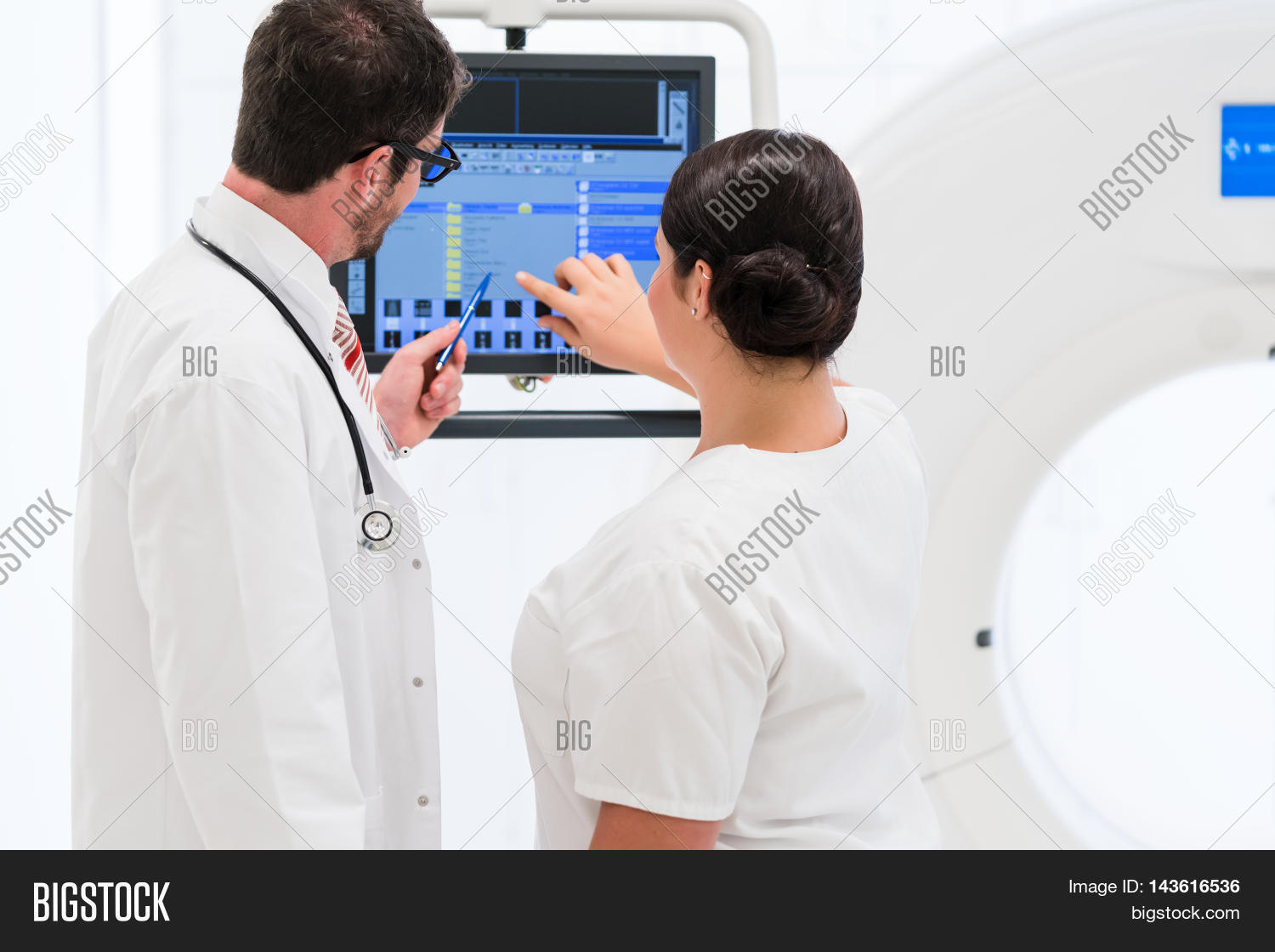 Doctor Nurse Analyzing Image & Photo (Free Trial) | Bigstock