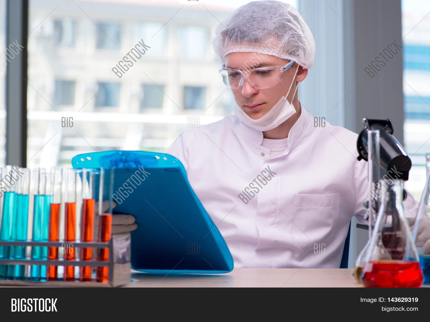 Man Working Chemical Image & Photo (Free Trial) | Bigstock