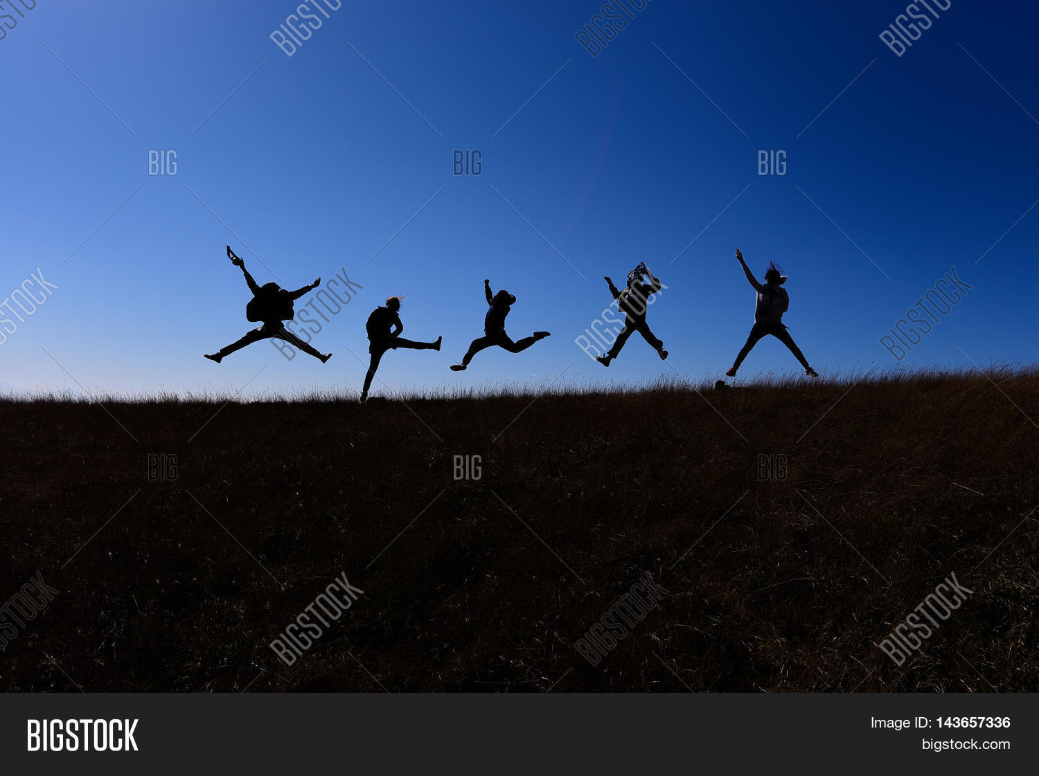 They Jumping While Image & Photo (Free Trial) | Bigstock