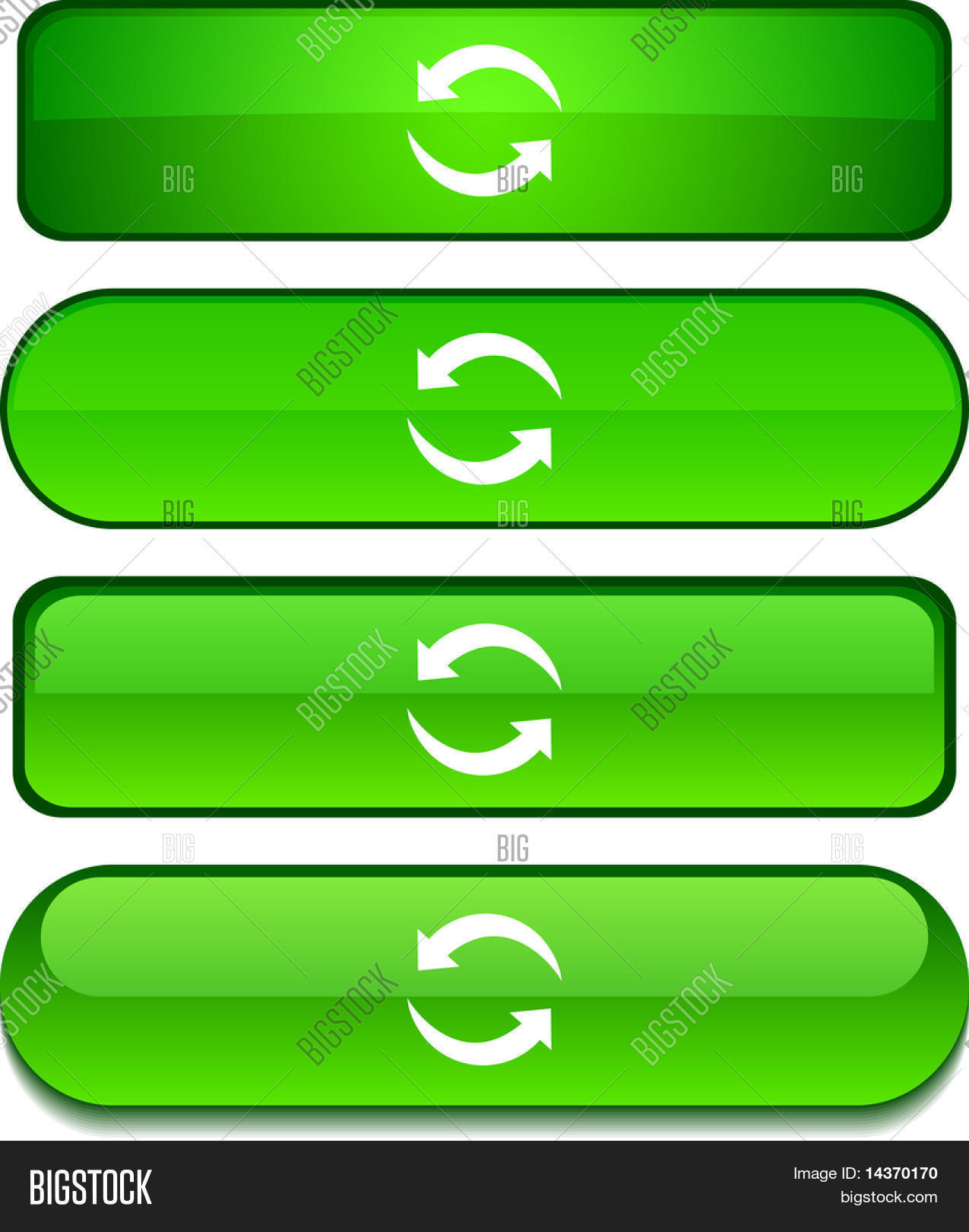 Refresh Web Buttons. Vector & Photo (Free Trial) | Bigstock