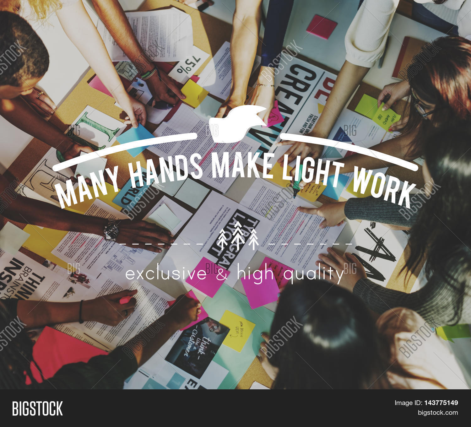 Many Hands Make Light Image & Photo (Free Trial) | Bigstock