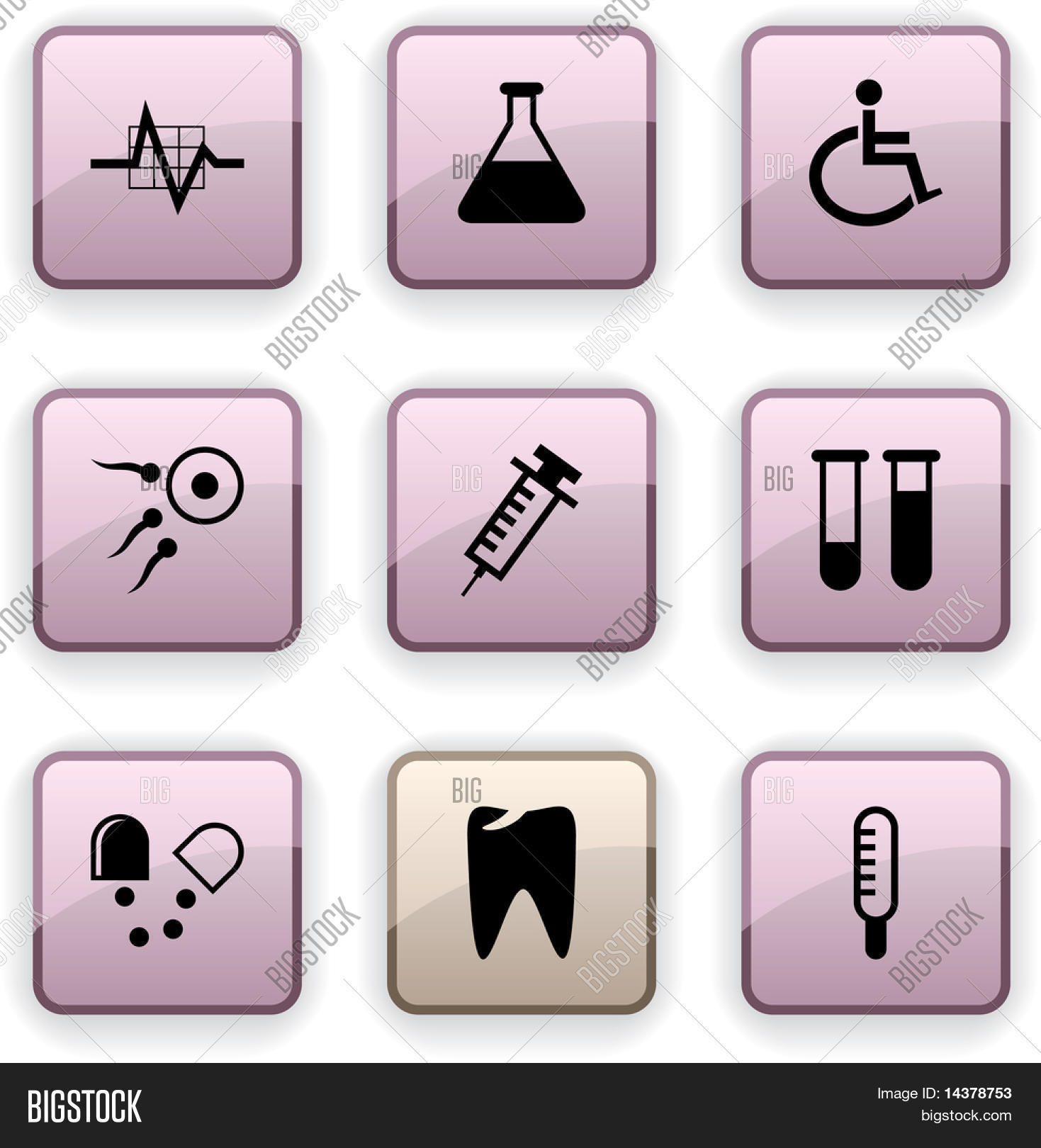 Medical Set Square Vector & Photo (Free Trial) | Bigstock