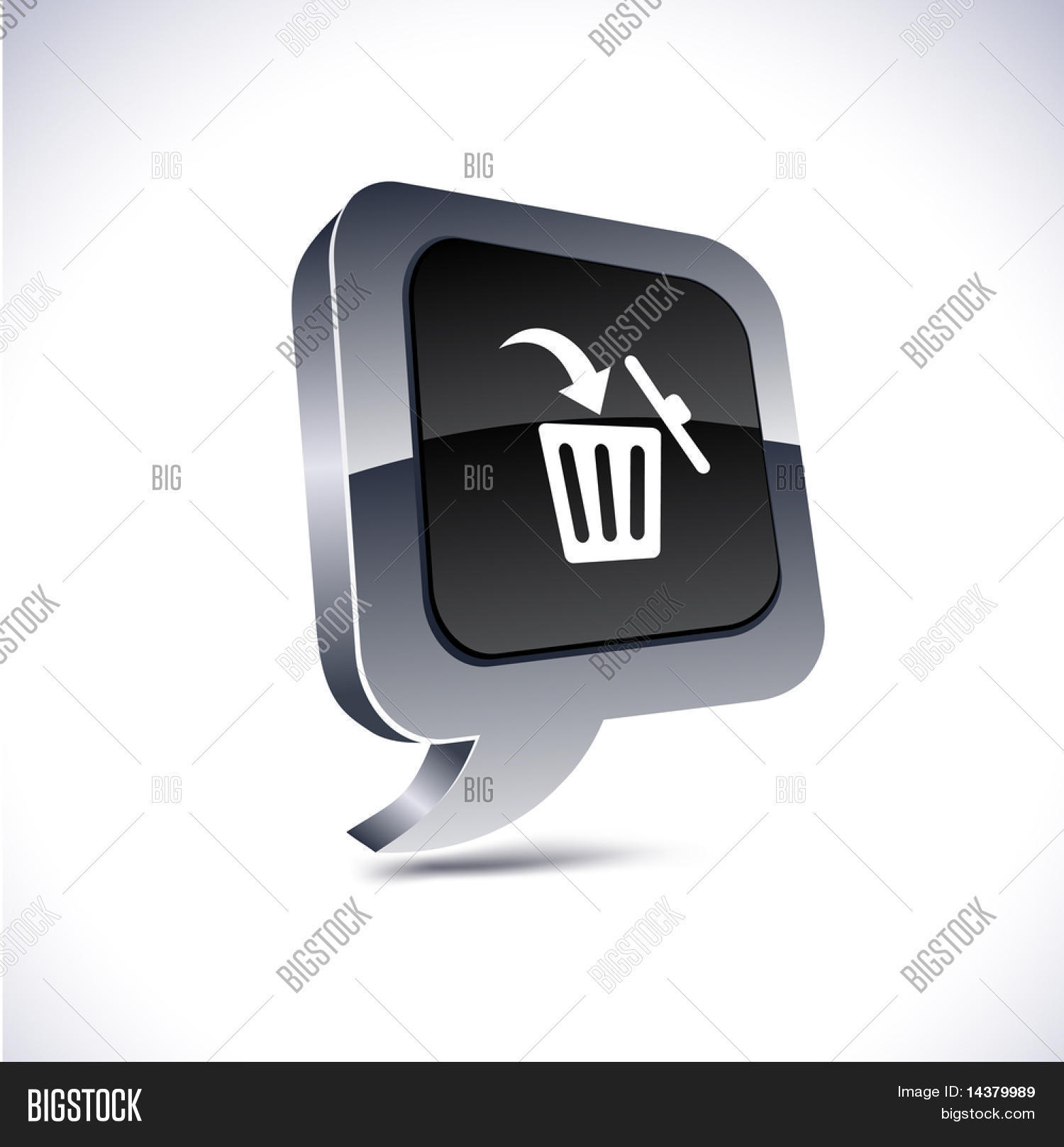 Vector y foto Eliminar El Icono (prueba gratis) | Bigstock