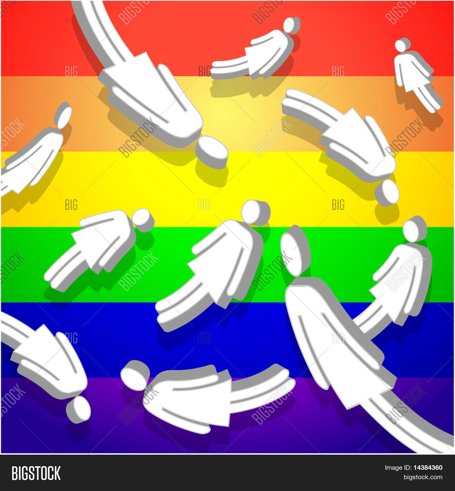 Lesbian Stick Figures Vector & Photo (Free Trial) | Bigstock