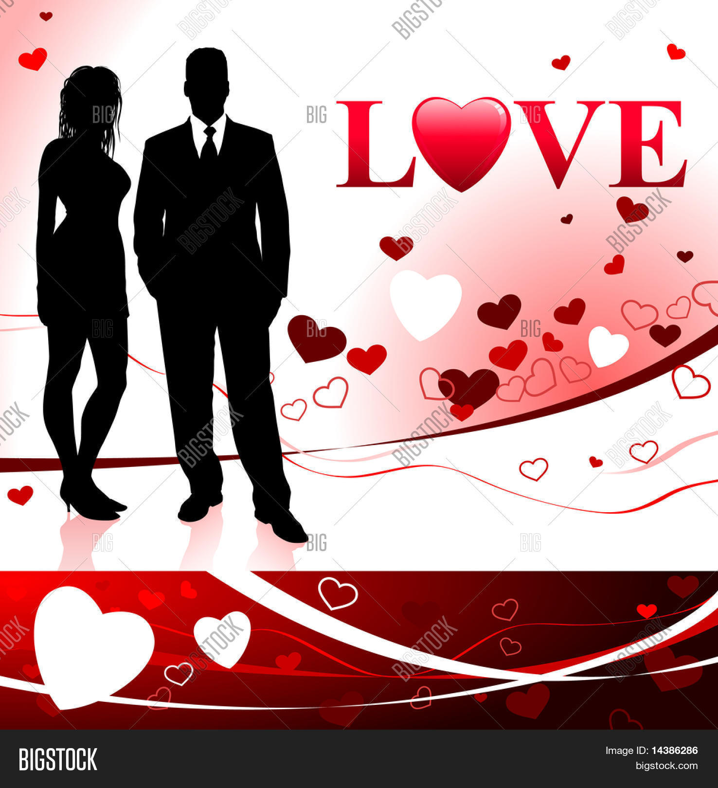 Young Couple On Love Vector & Photo (Free Trial) | Bigstock