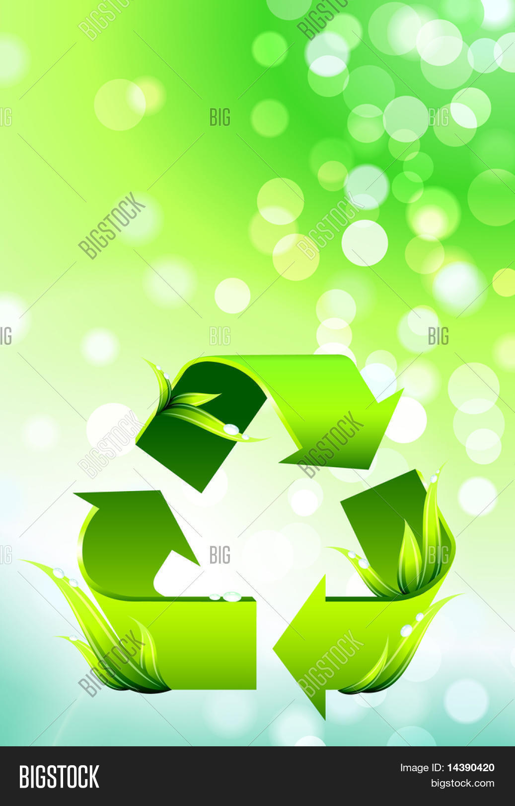 Recycle Symbol On Vector & Photo (Free Trial) | Bigstock