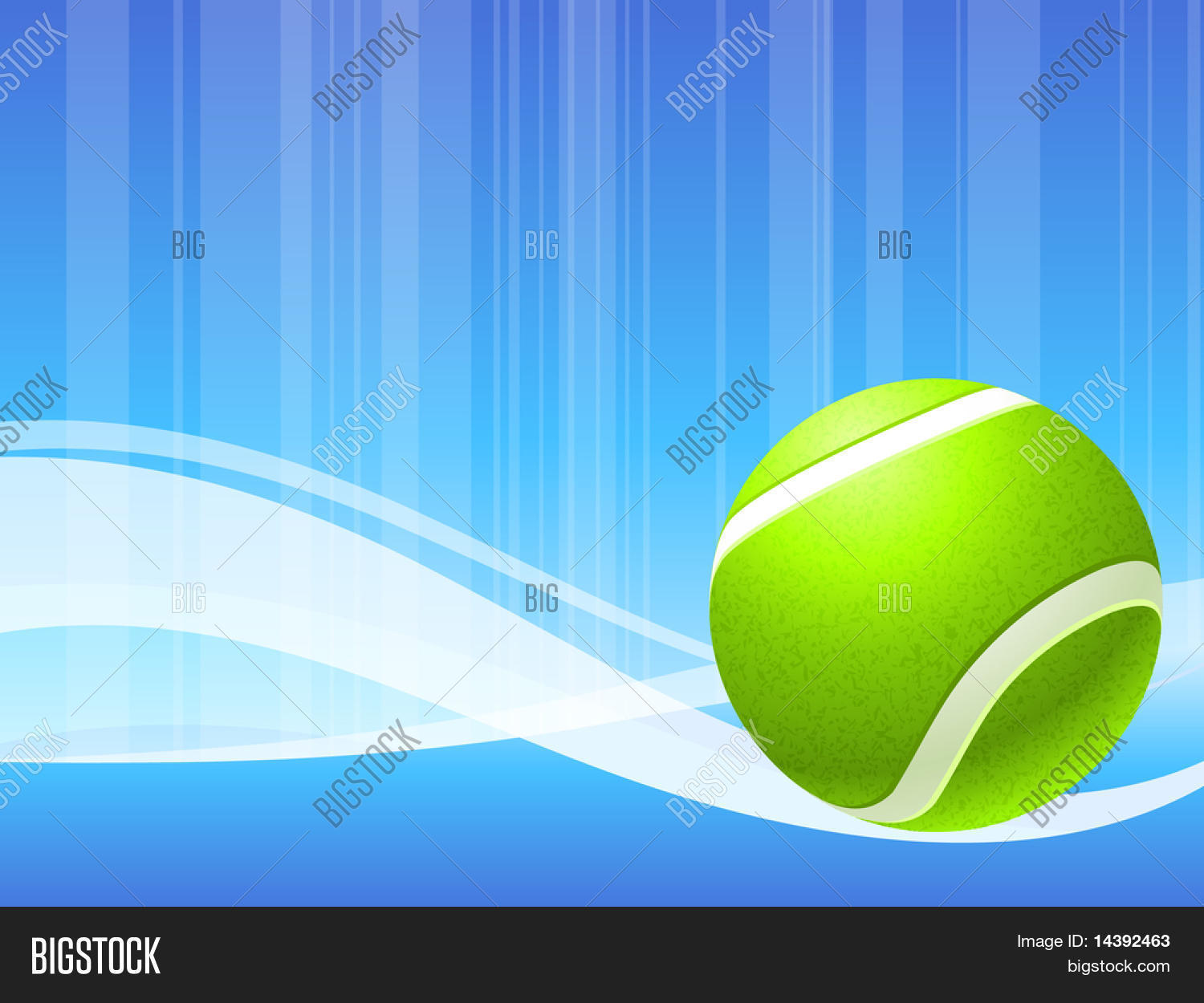 Tennis Ball On Vector & Photo (Free Trial) | Bigstock