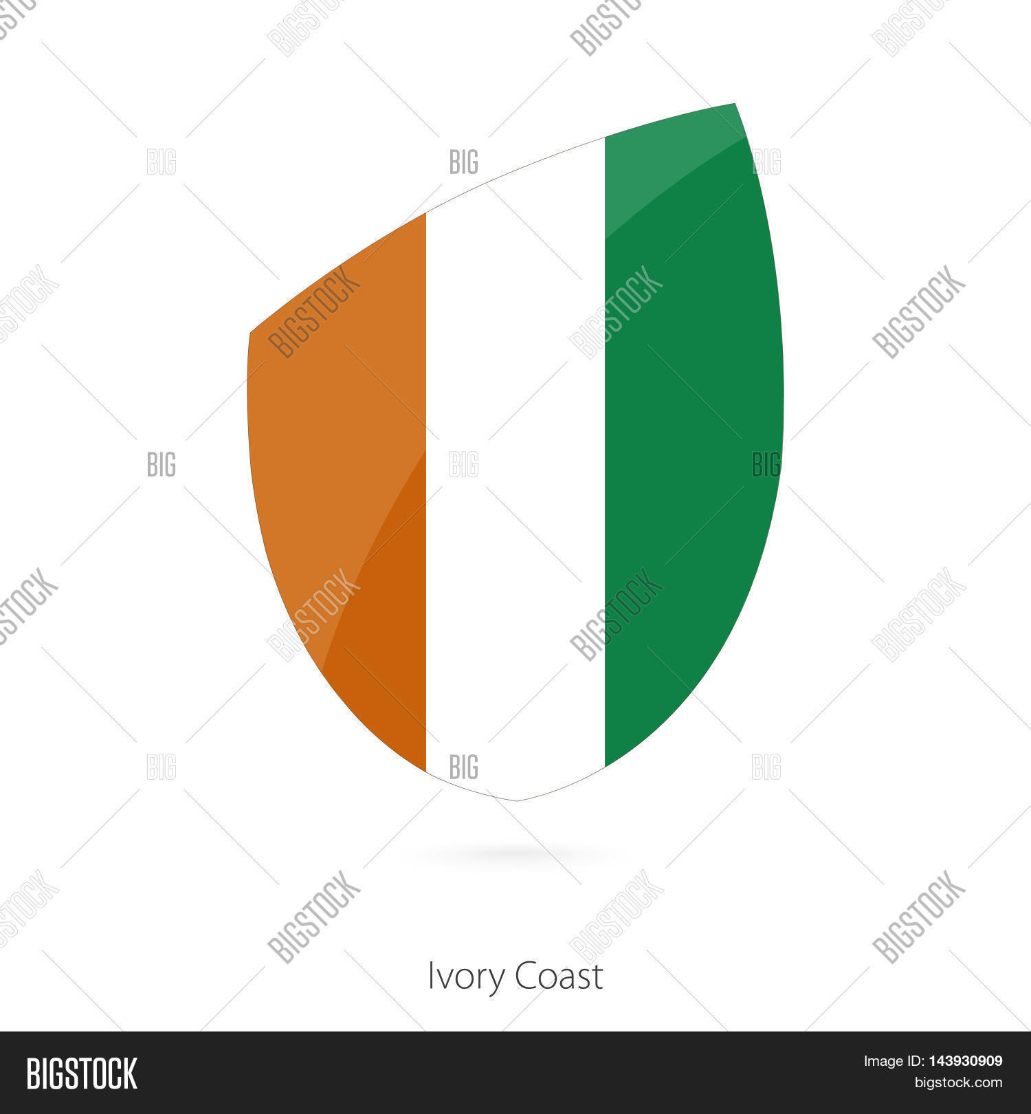 Flag Ivory Coast. Vector & Photo (Free Trial) | Bigstock