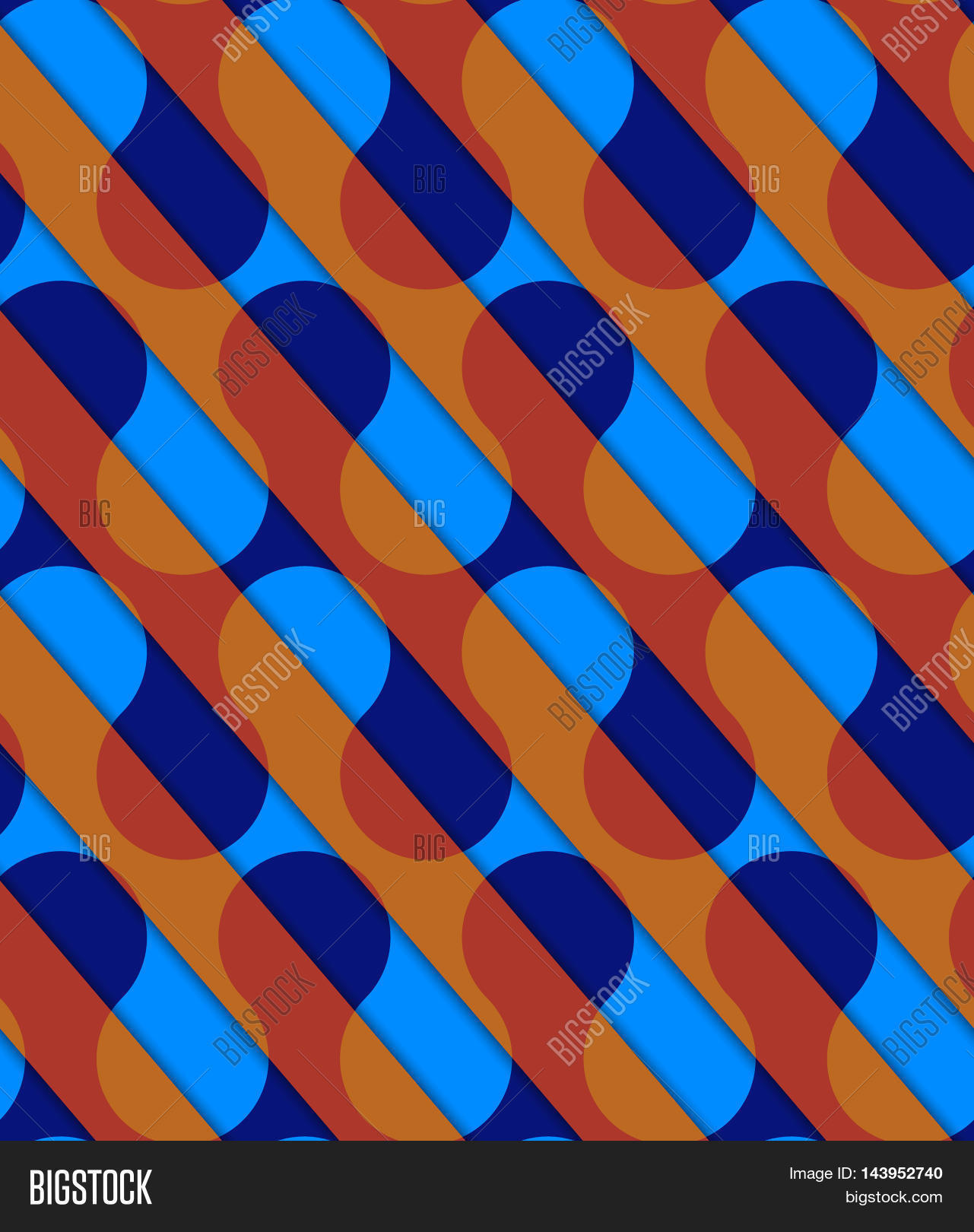 Retro 3D Diagonal Cut Vector & Photo (Free Trial) | Bigstock