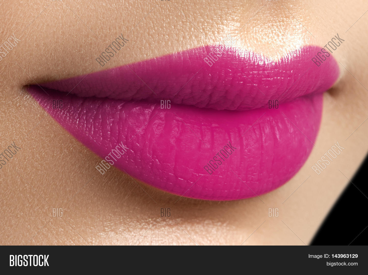 Perfect Fuchsia Lips. Image & Photo (Free Trial) | Bigstock