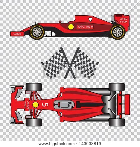 Red Racing Car Sport Vector & Photo (Free Trial) | Bigstock