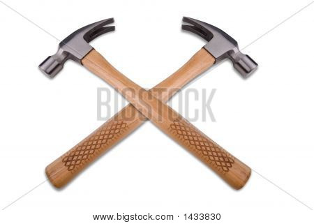 Two Hammers Crossed Image & Photo (Free Trial) | Bigstock