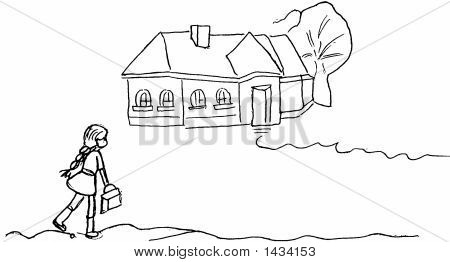 Girl Walking Home Image & Photo (Free Trial) | Bigstock
