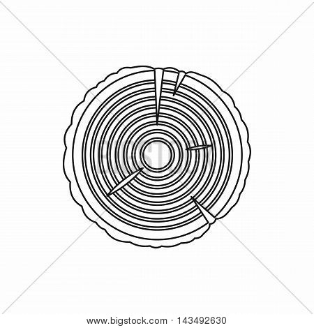 Tree Rings Icon Vector & Photo (Free Trial) | Bigstock