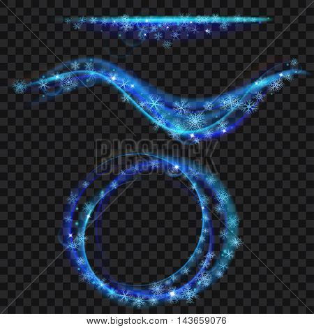 Winter Ice Swirl Lights Background Images, Illustrations & Vectors ...