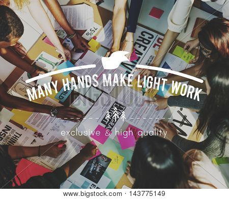 Many Hands Make Light Image & Photo (Free Trial) | Bigstock
