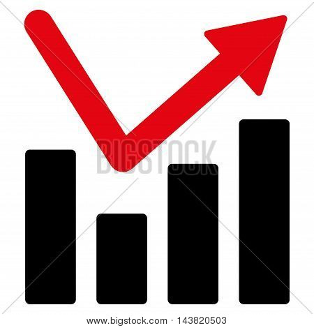 Bar Chart Trend Icon Vector & Photo (Free Trial) | Bigstock