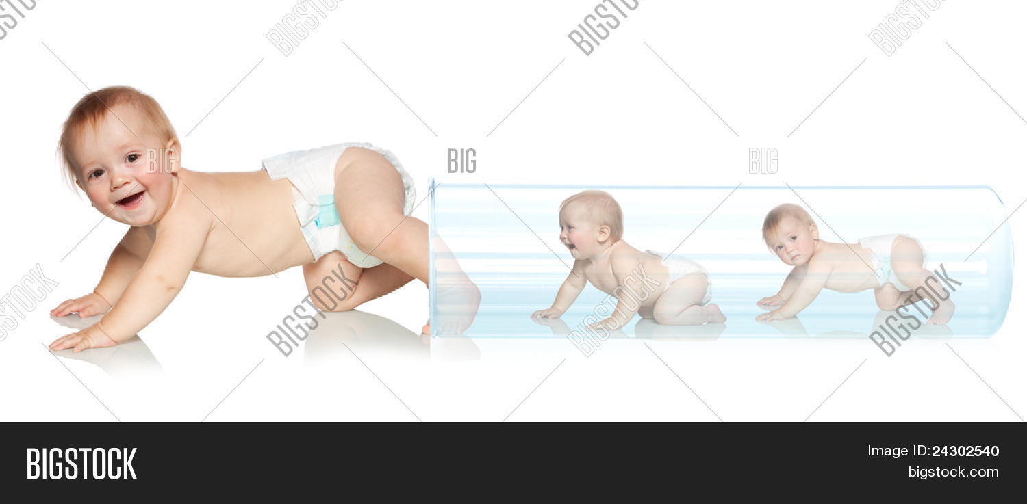 Baby Getting Out Tube Image & Photo (Free Trial) | Bigstock