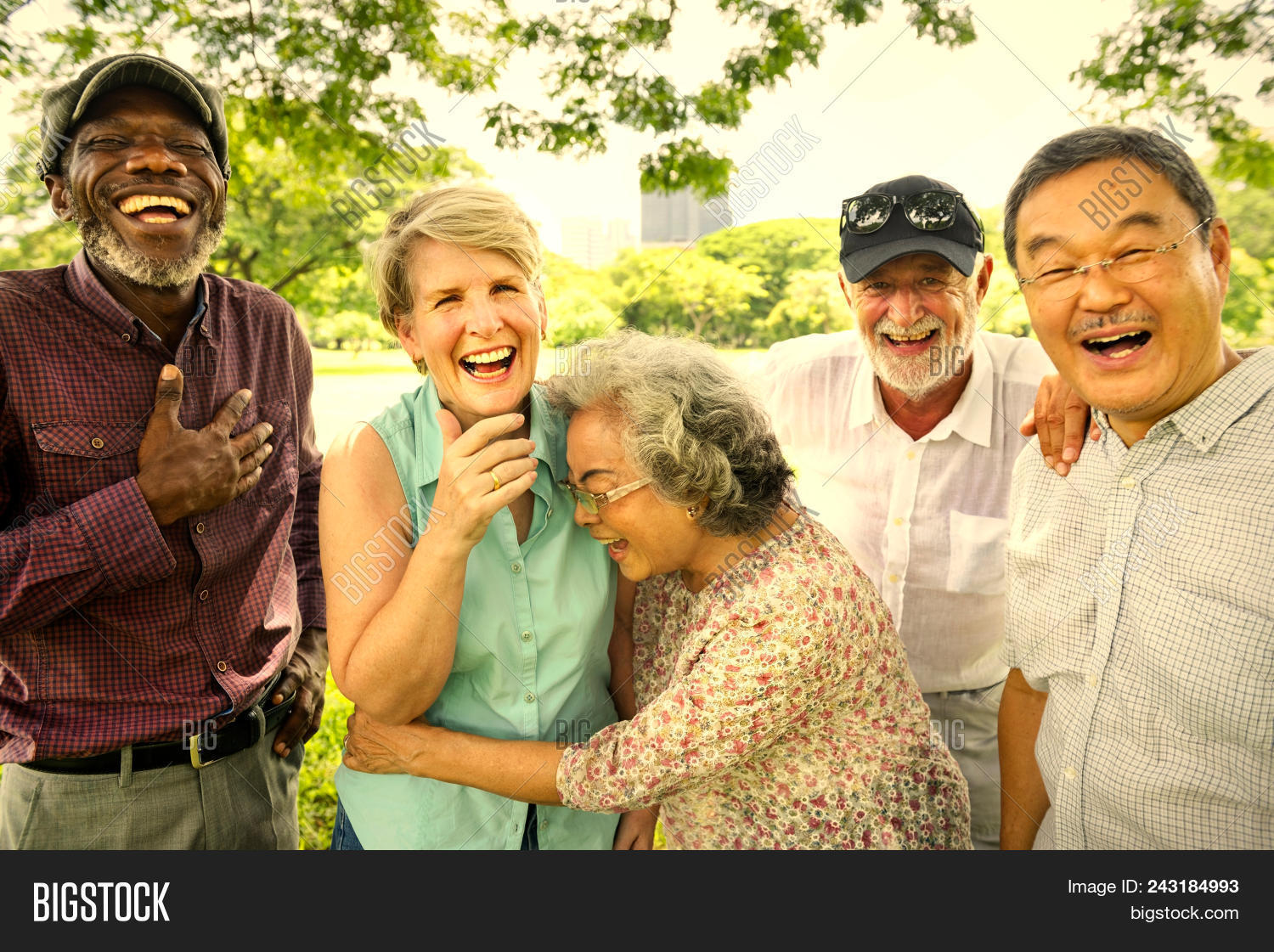 Senior Friends Having Image & Photo (Free Trial) | Bigstock