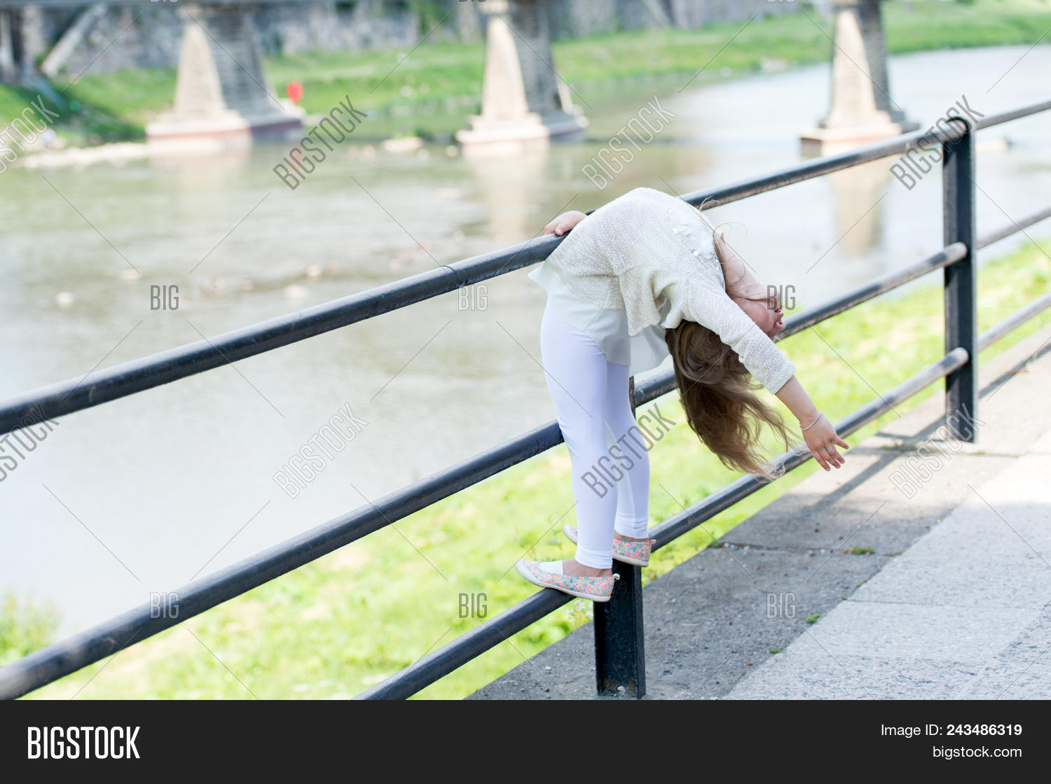 Kid Girl Bends Image & Photo (Free Trial) | Bigstock