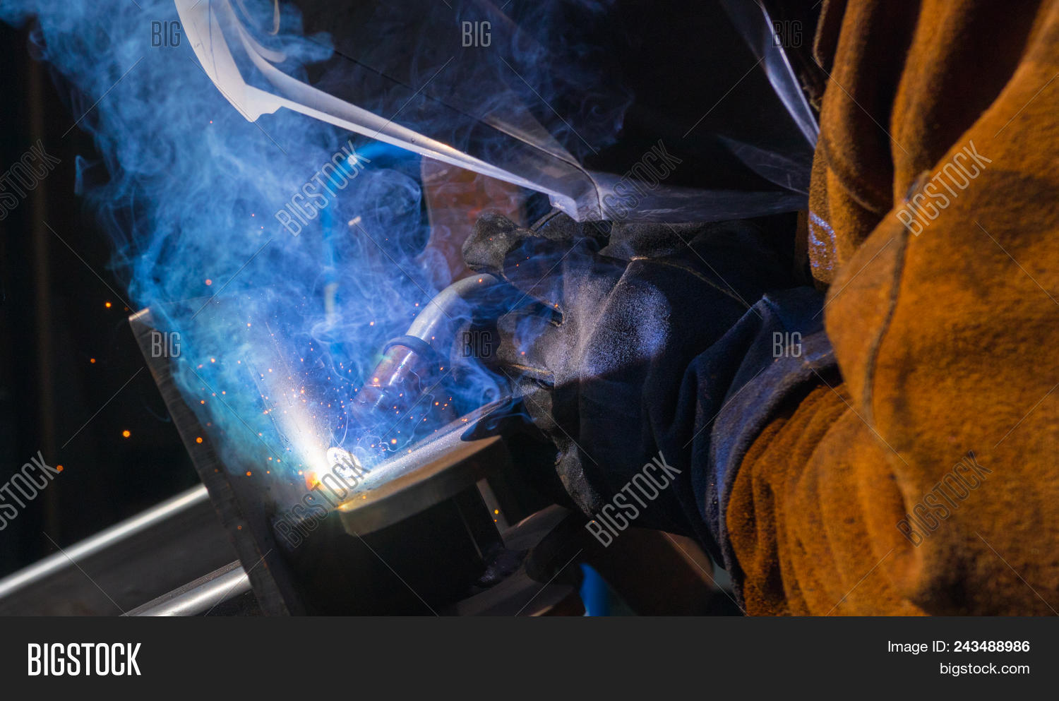 Man Tig Welding Steel Image & Photo (Free Trial) | Bigstock