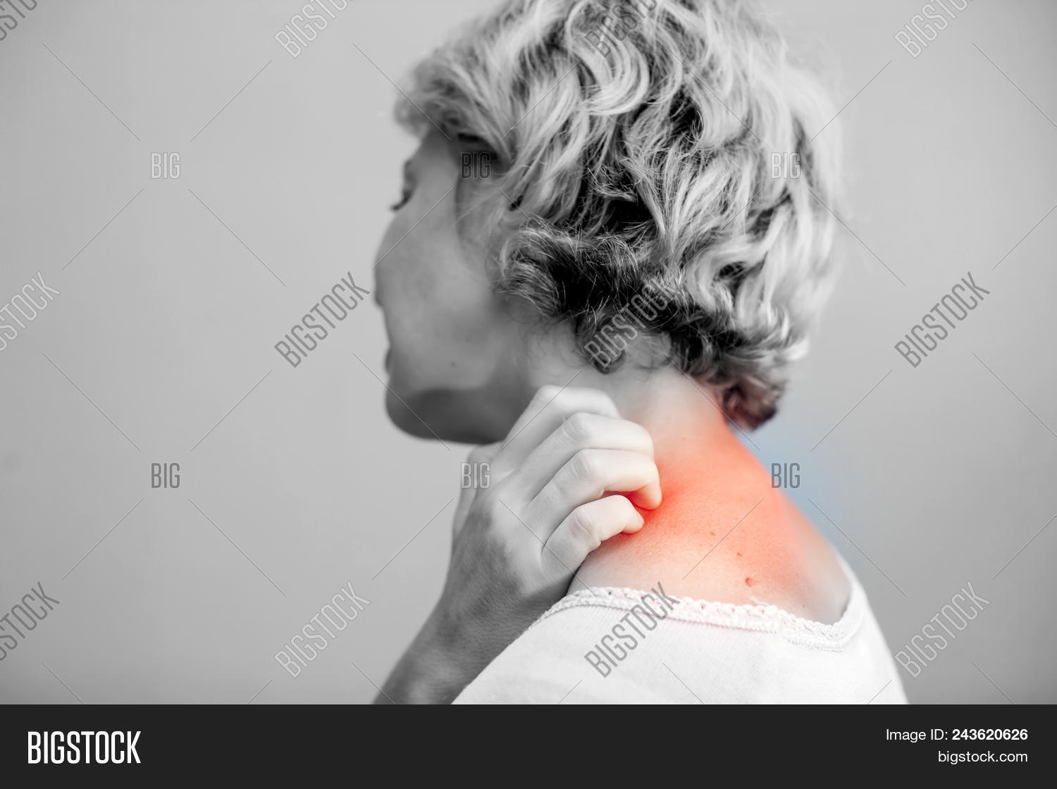 Woman Scratching Itch Image & Photo (Free Trial) | Bigstock