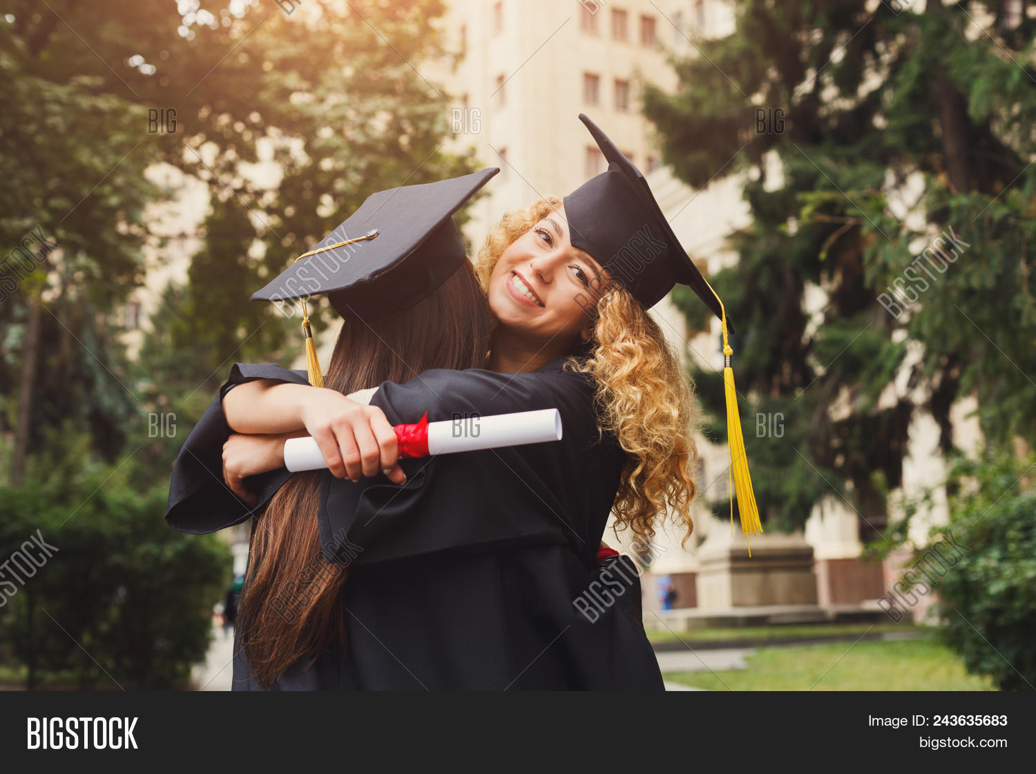 Pair Students Hugging Image & Photo (Free Trial) | Bigstock
