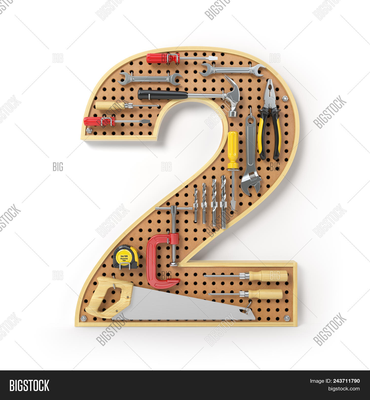 Number 2 Two. Alphabet Image & Photo (Free Trial) | Bigstock