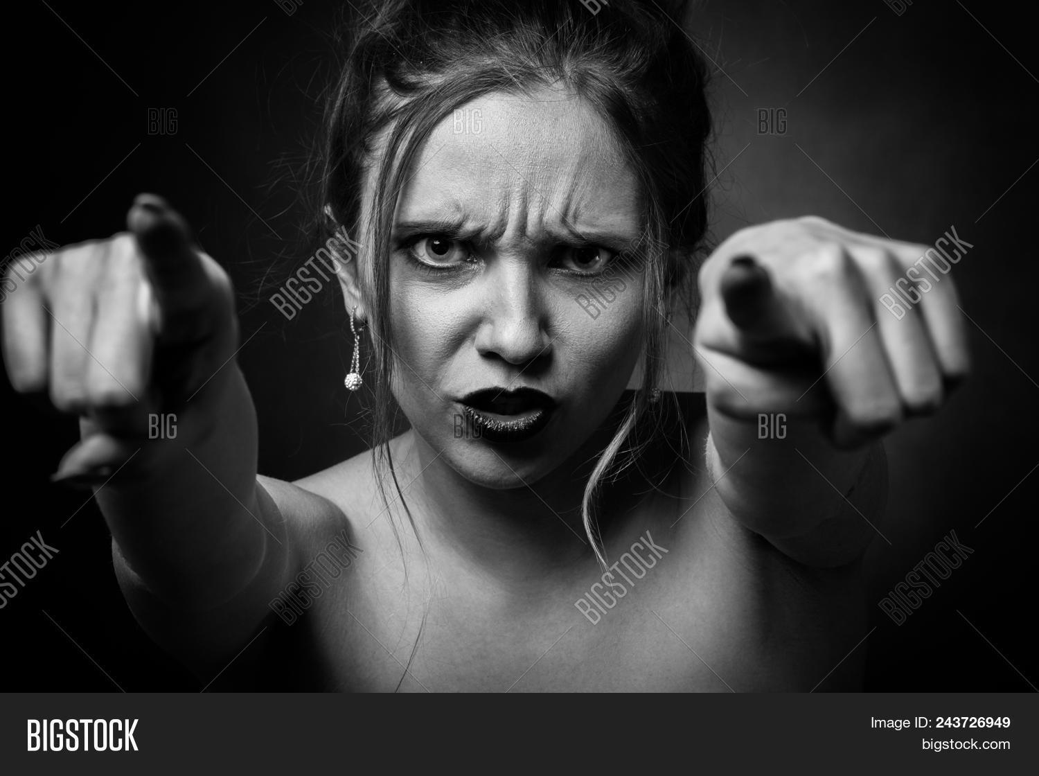 Angry Young Woman On Image & Photo (Free Trial) | Bigstock