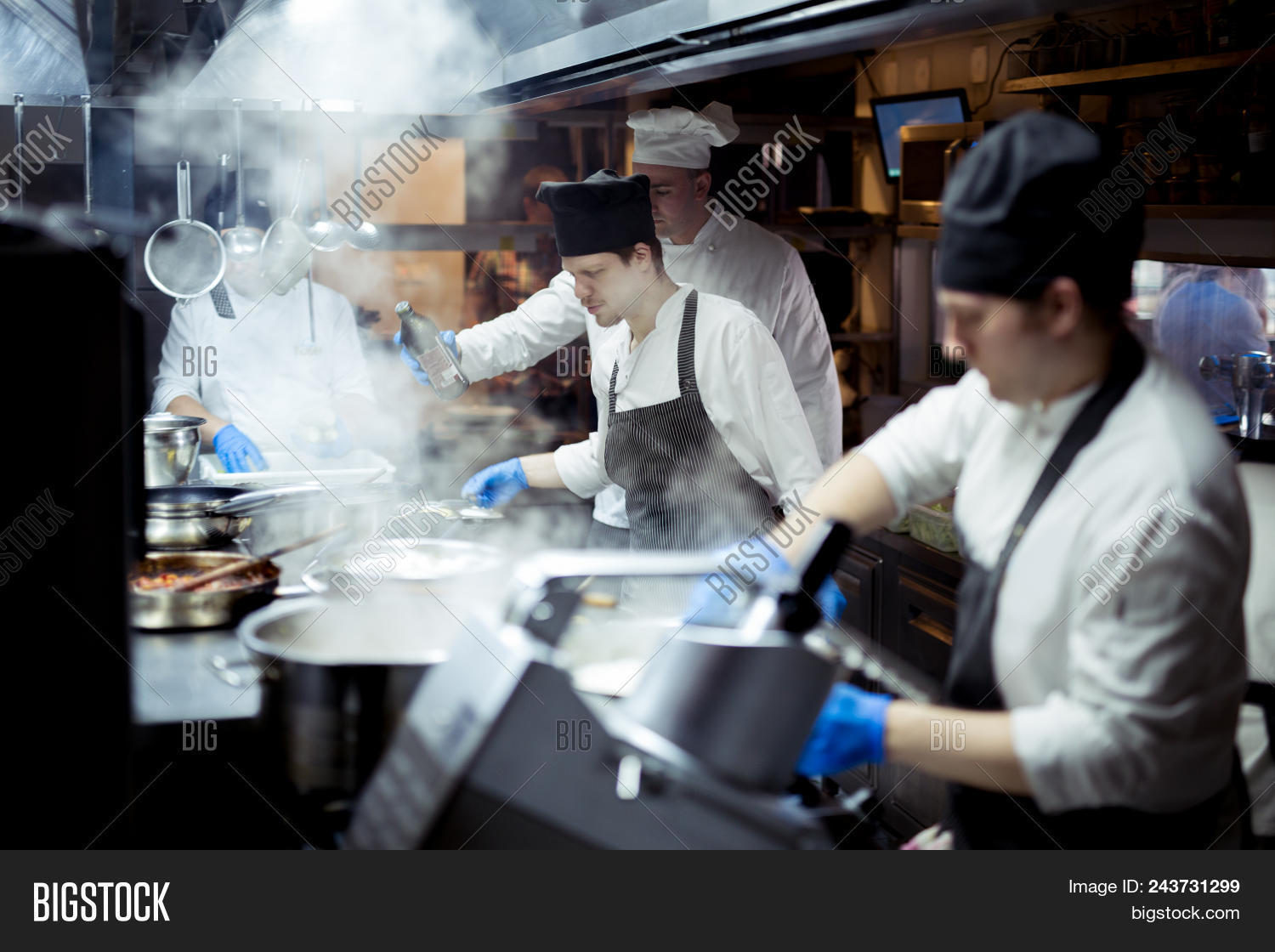Young Chef Working On Image & Photo (Free Trial) | Bigstock
