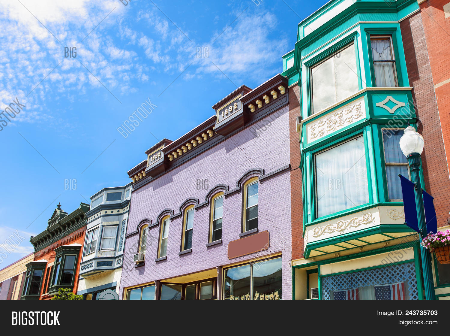 Small Town Buildings Image & Photo (Free Trial) | Bigstock