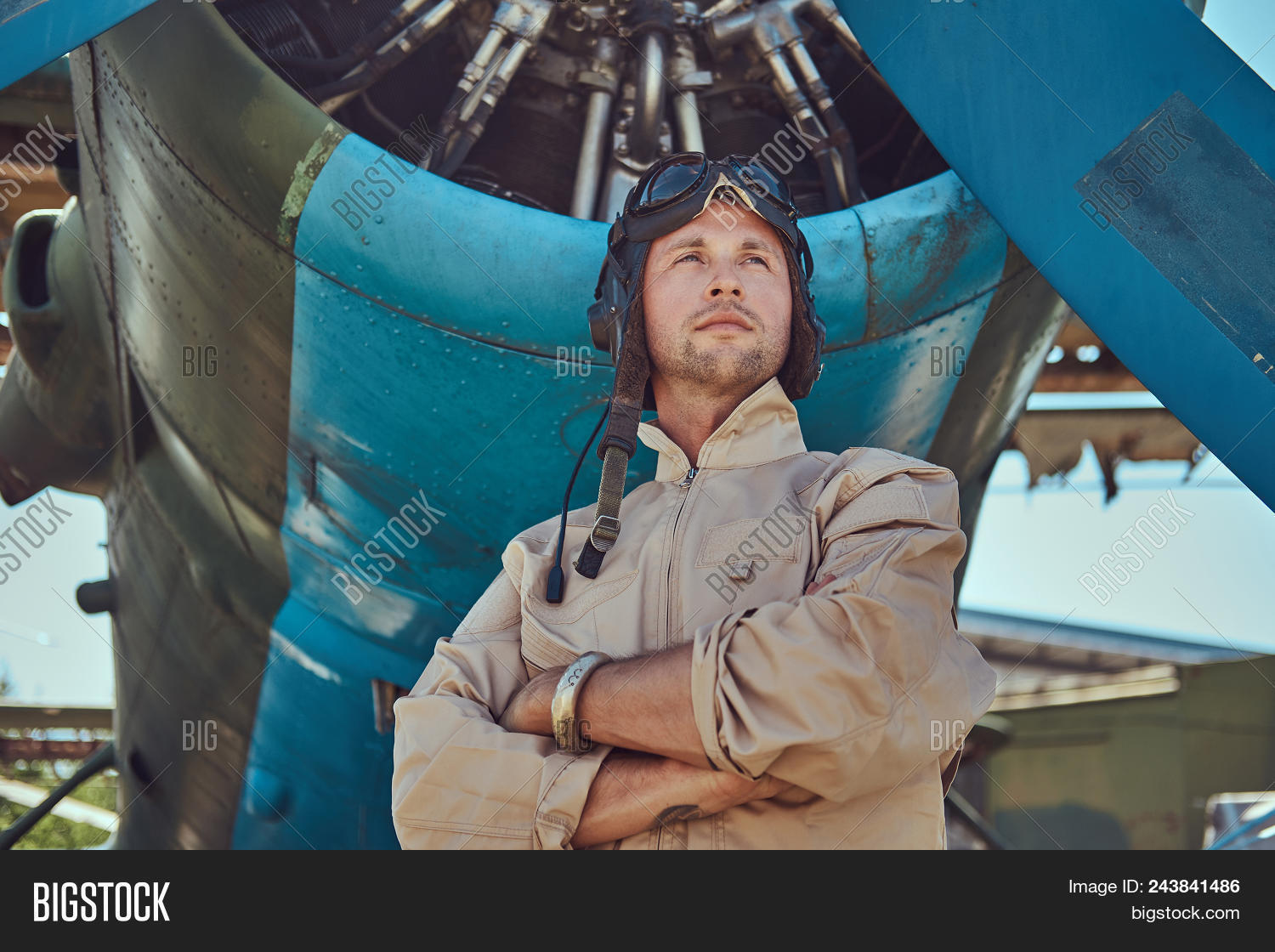 Handsome Pilot Full Image & Photo (Free Trial) | Bigstock