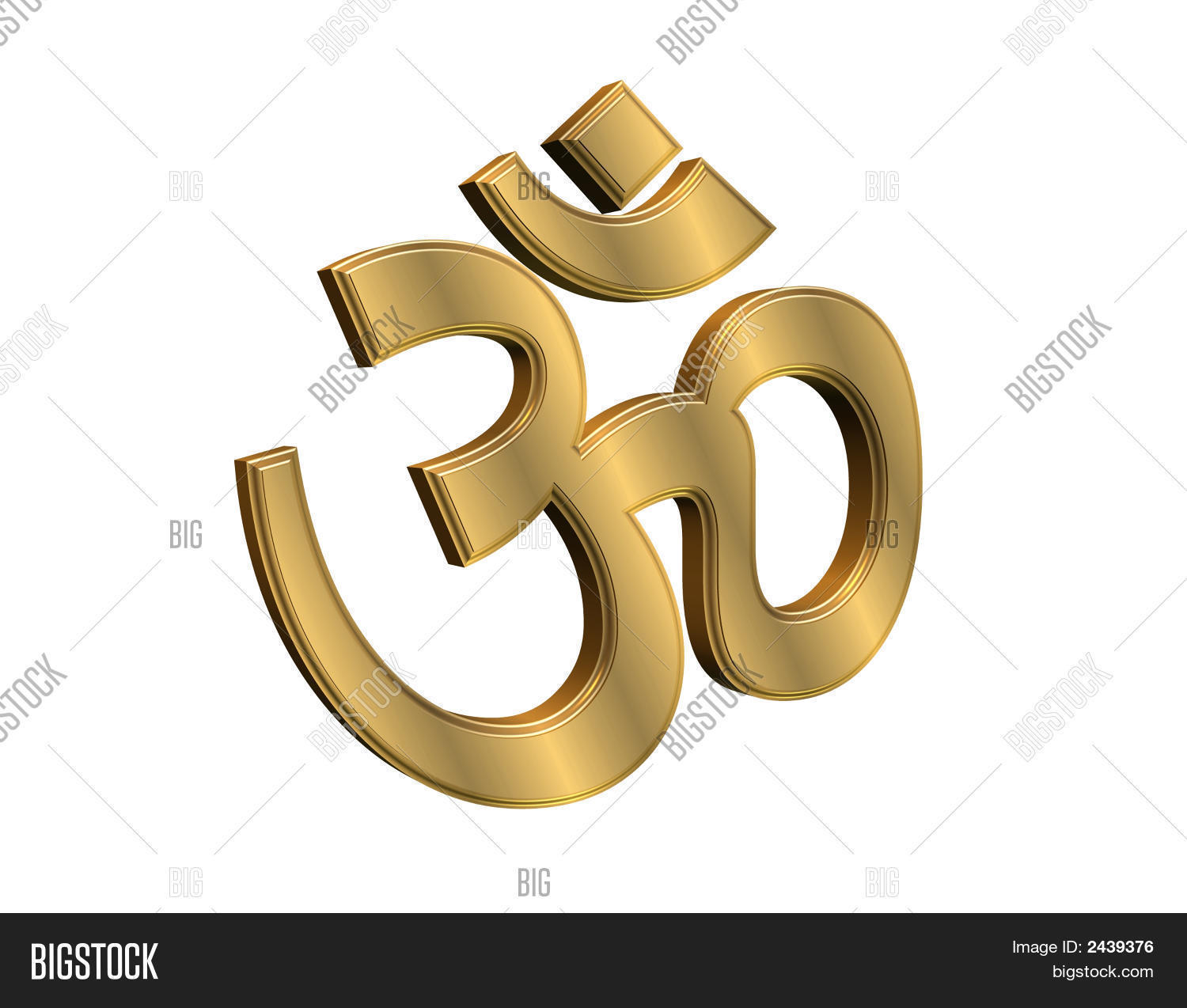 Aum 3D Golden Hindu Image & Photo (Free Trial) | Bigstock