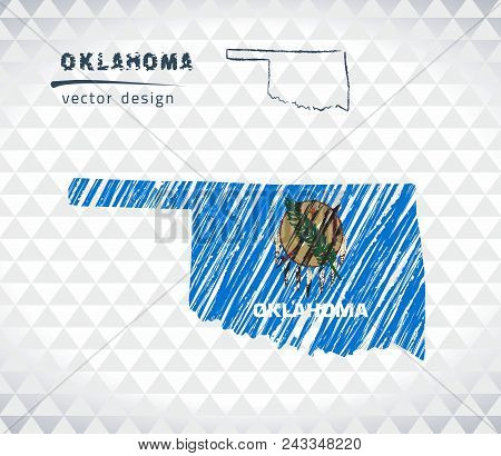 Map Oklahoma Hand Vector & Photo (Free Trial) | Bigstock