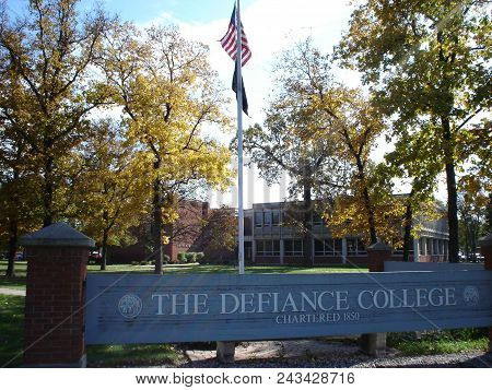 Defiance College Sign Image & Photo (Free Trial) | Bigstock