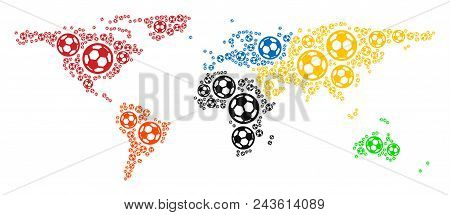 Football World Map. Vector & Photo (Free Trial) | Bigstock