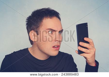 Disgusted Man Reading Image & Photo (Free Trial) | Bigstock