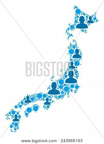 Population Japan Map Vector & Photo (Free Trial) | Bigstock