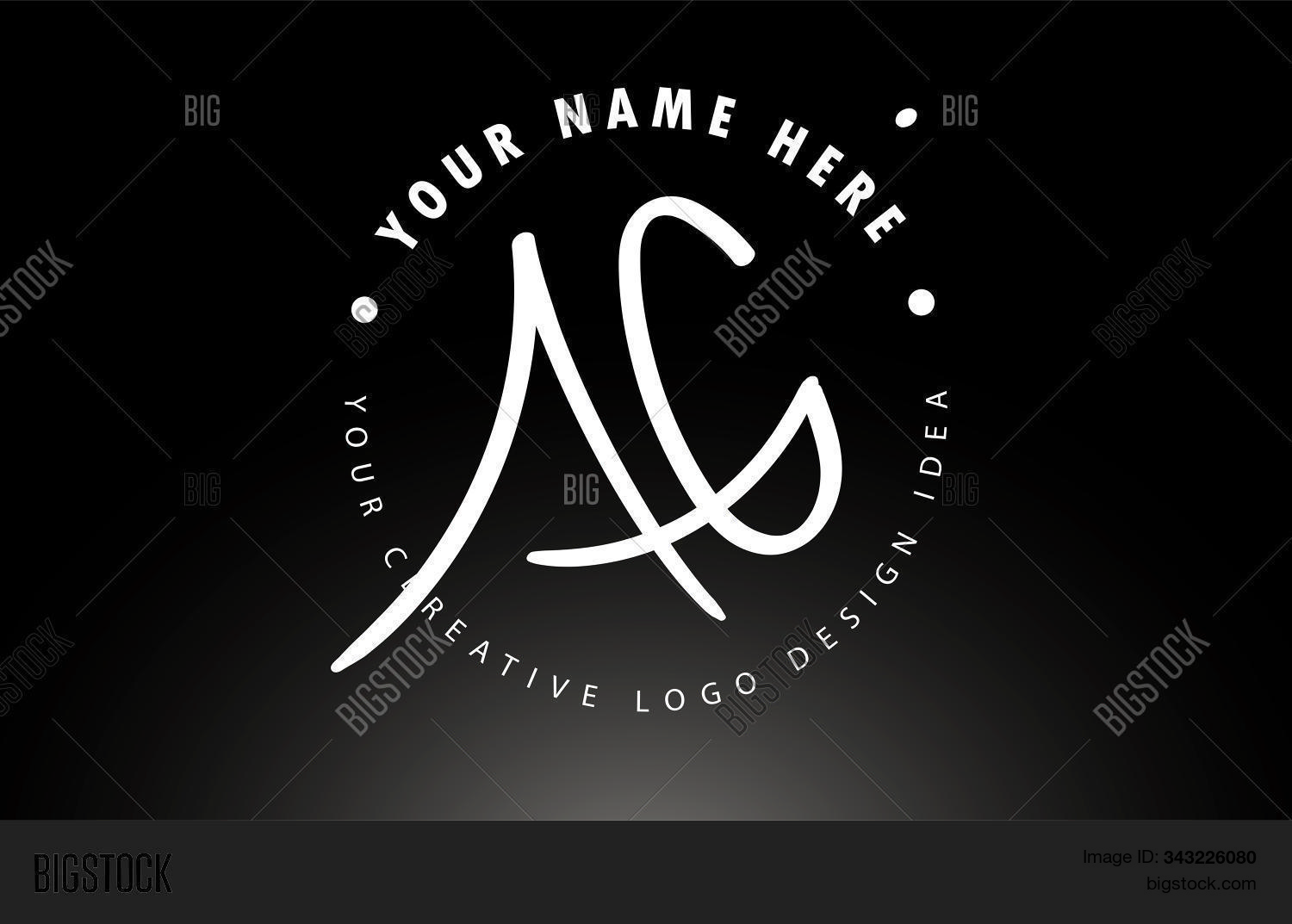 Ag Handwritten Vector & Photo (Free Trial) | Bigstock