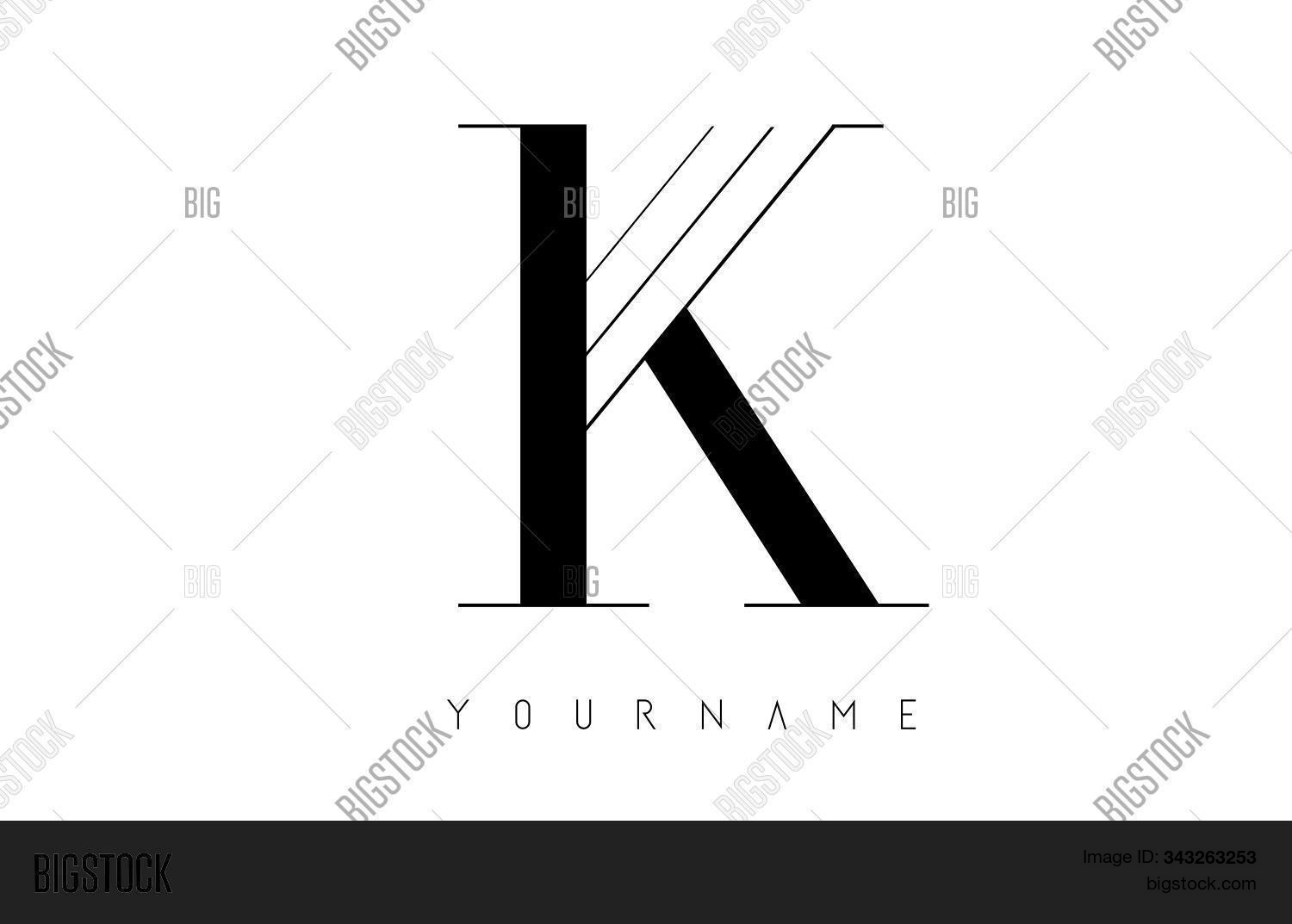 K Letter Logo Graphic Vector & Photo (Free Trial) | Bigstock