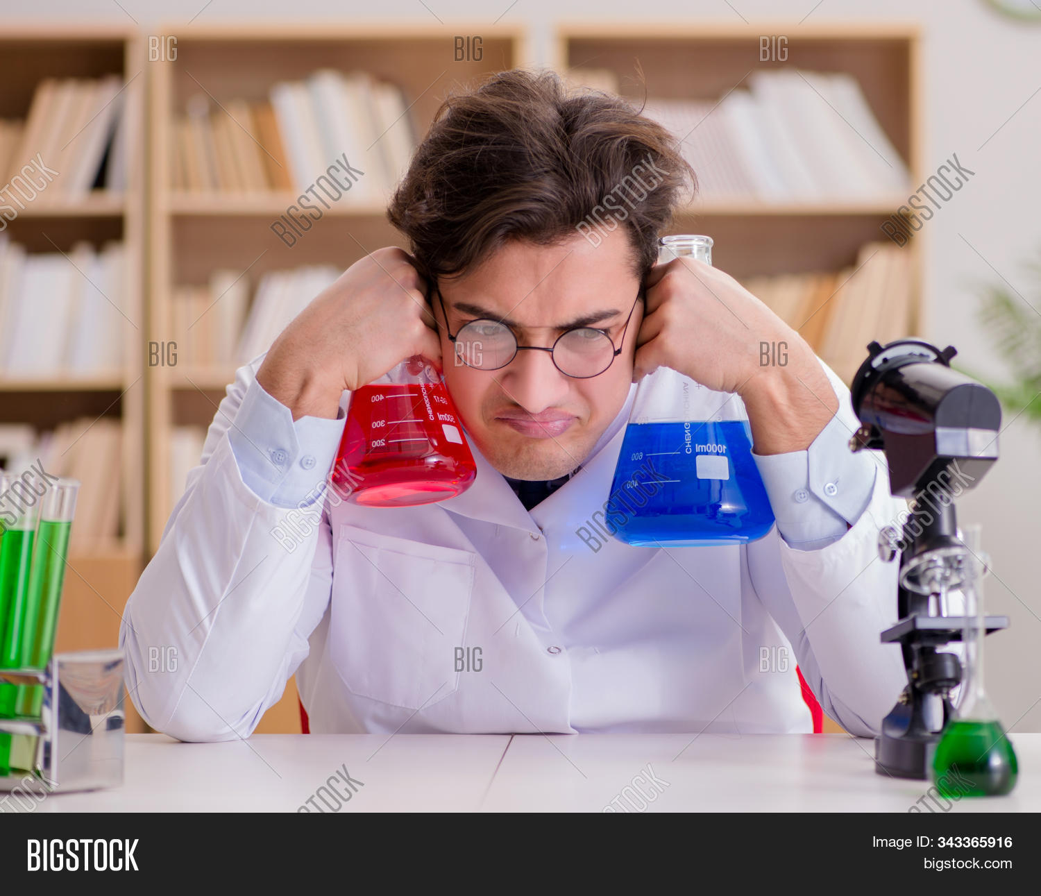 Mad Crazy Scientist Image & Photo (Free Trial) | Bigstock