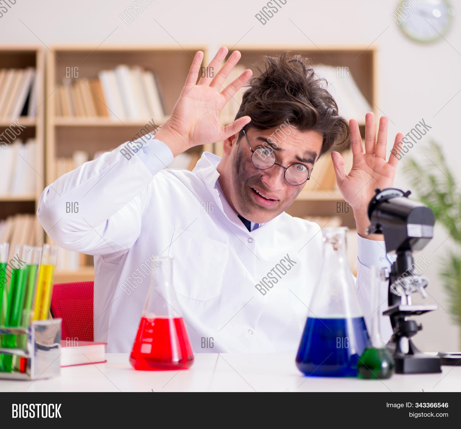 Mad Crazy Scientist Image & Photo (Free Trial) | Bigstock