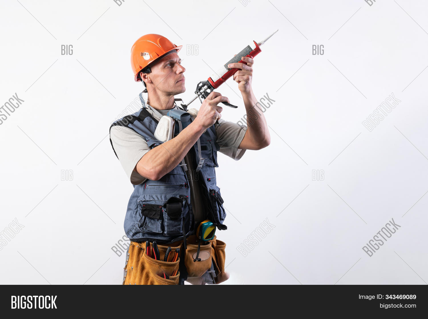 Builder Sealant. Work Image & Photo (Free Trial) | Bigstock