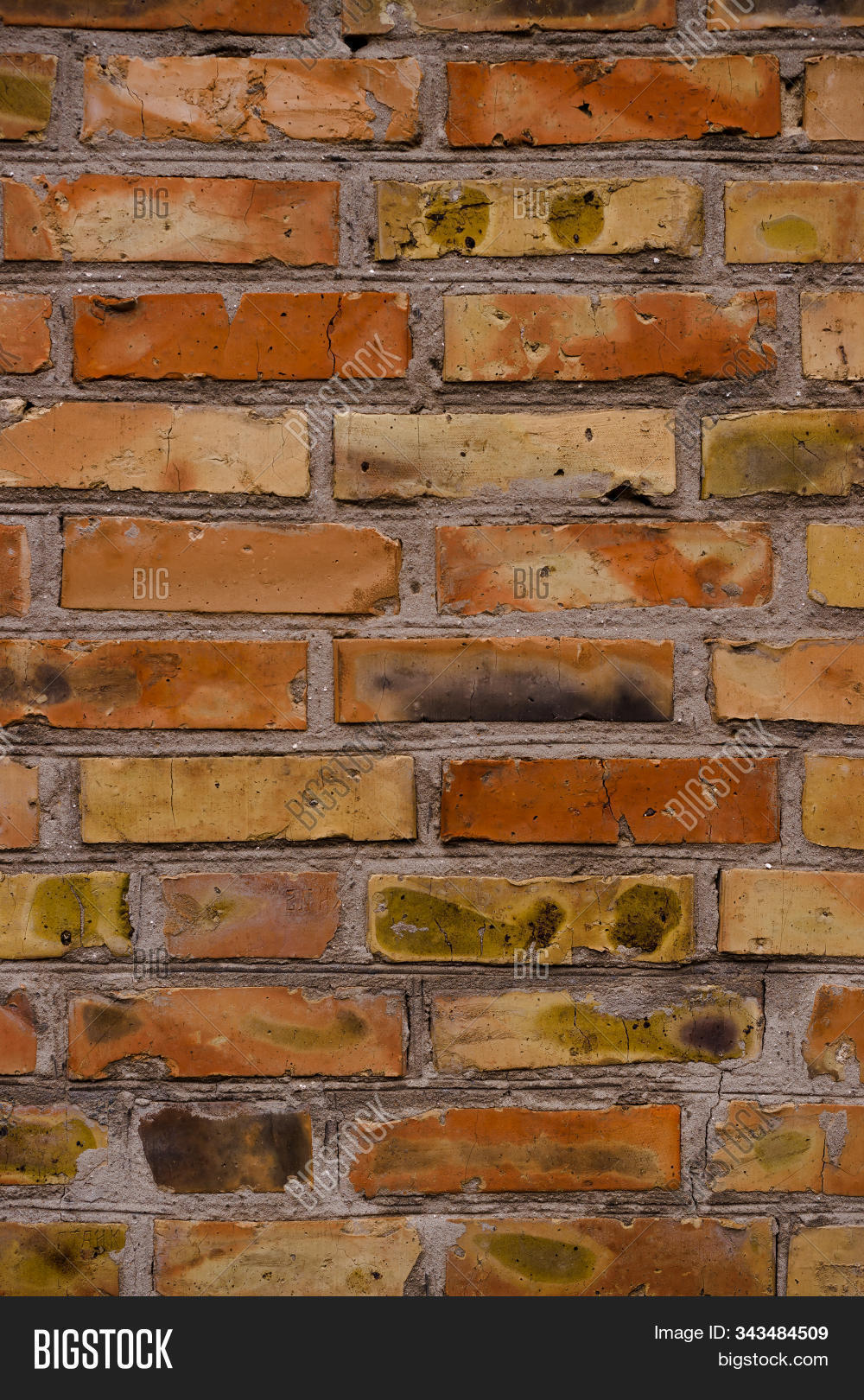 Old Orange Brick Wall Image & Photo (Free Trial) | Bigstock