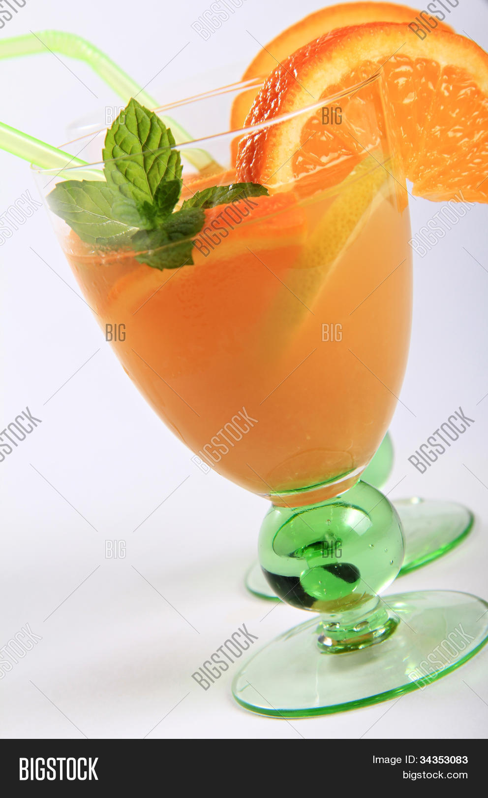 Orange Fruit Cocktail Image & Photo (Free Trial) | Bigstock