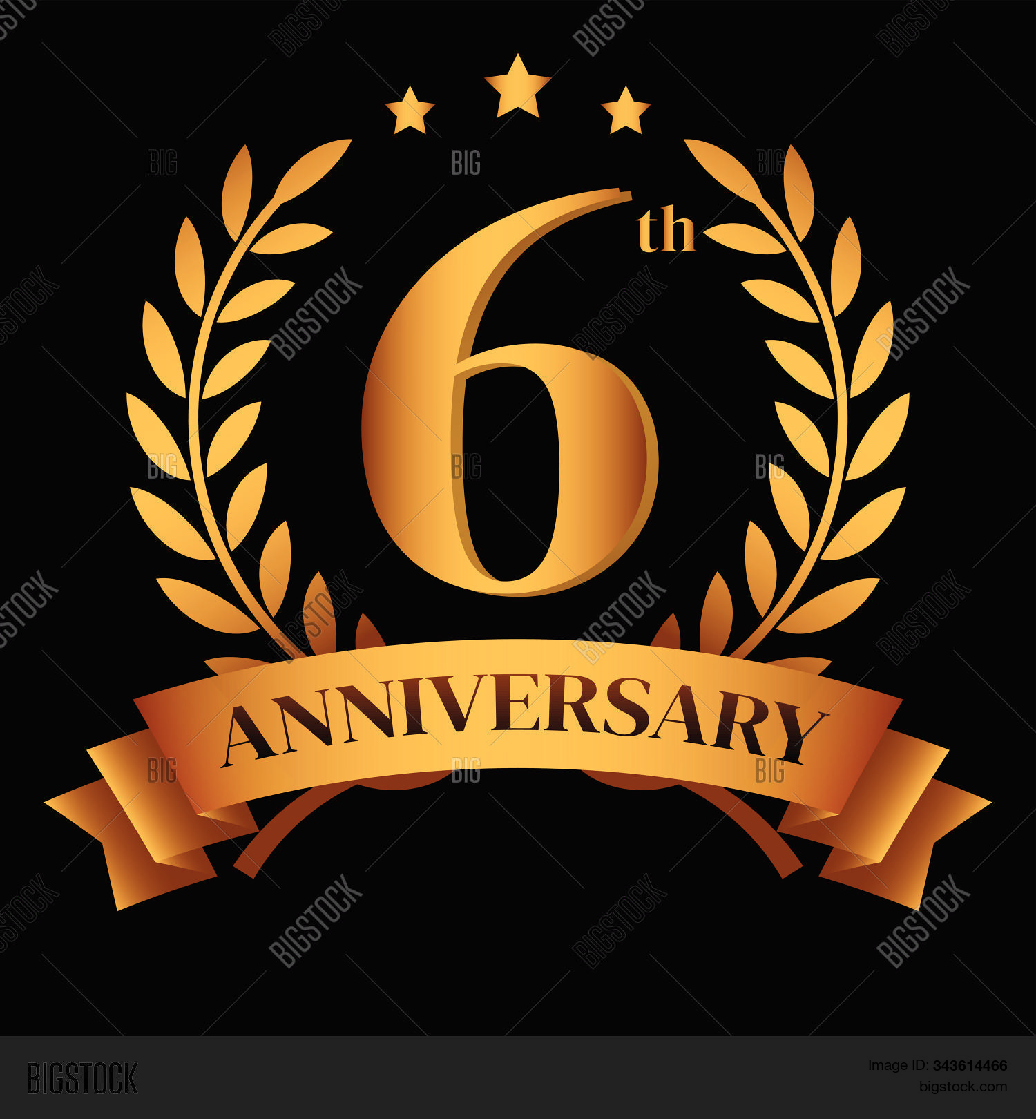 6th Golden Vector & Photo (Free Trial) | Bigstock